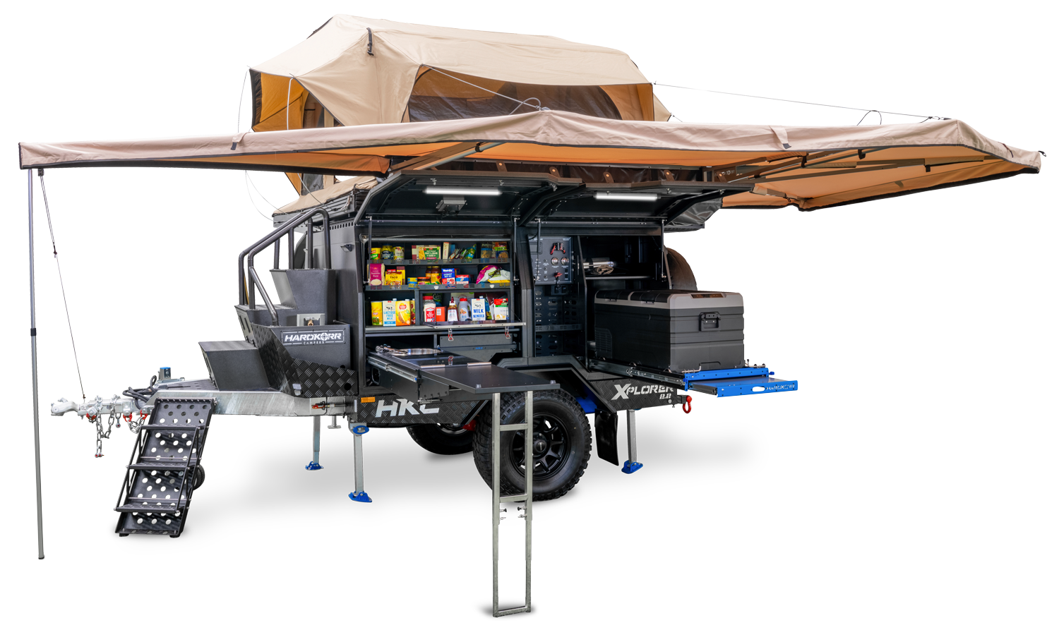 HKC Xplorer 2.3 Family | 4-Person Off-Road Camper Trailer | Order Now