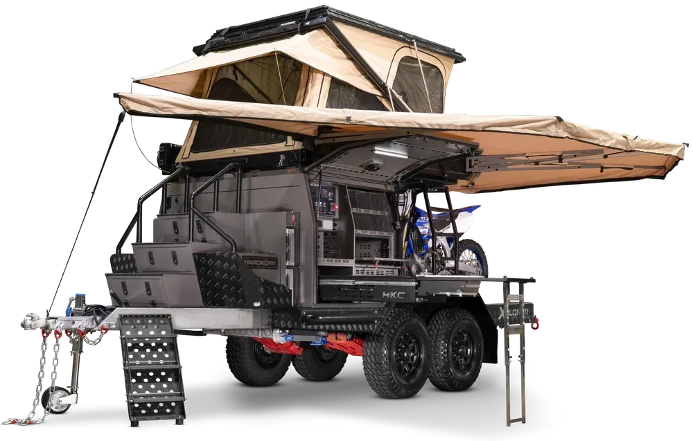 HKC Xplorer Toy Hauler | Dirt Bike & ATV Camper Trailer | Reserve Today